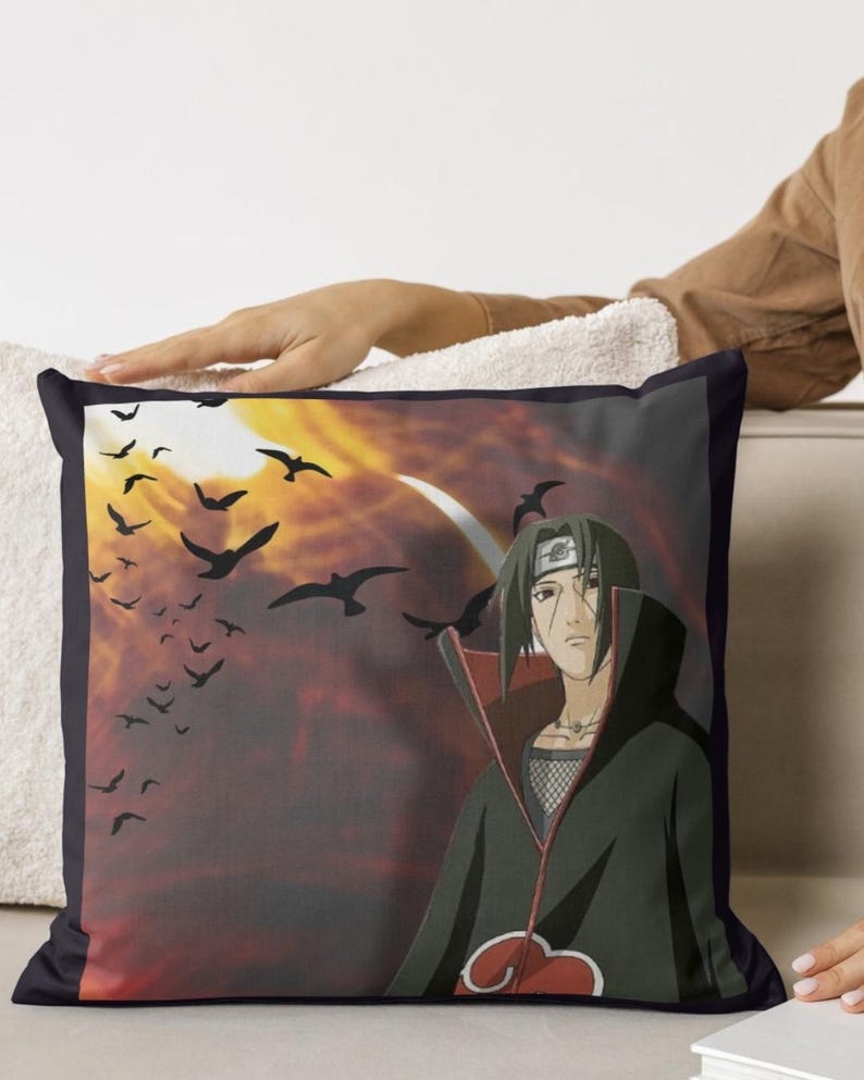 Itachi Uchiha Digital Art | Gothic Anime Background | Dark Aesthetic ...