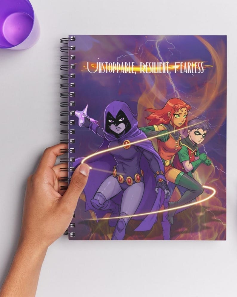 Teen Titans Wall Banner Robin Starfire Raven | Superhero Party Decor ...