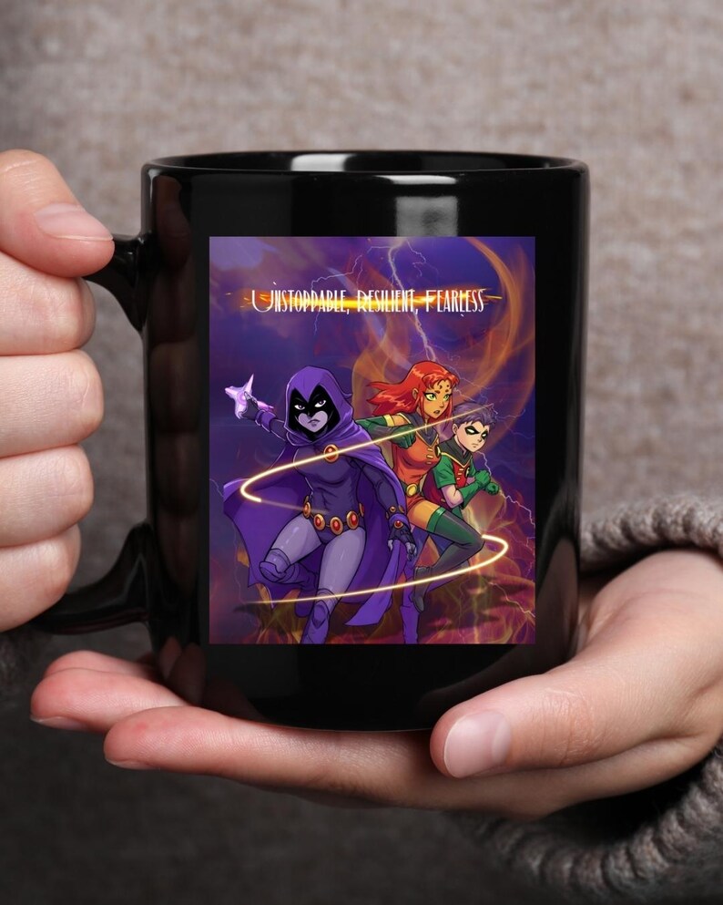 Teen Titans Wall Banner Robin Starfire Raven | Superhero Party Decor ...