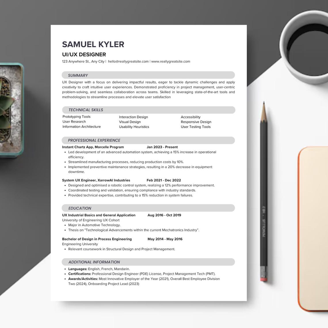 UI/UX Designer / User Interface / User Experience Designer Professional ...