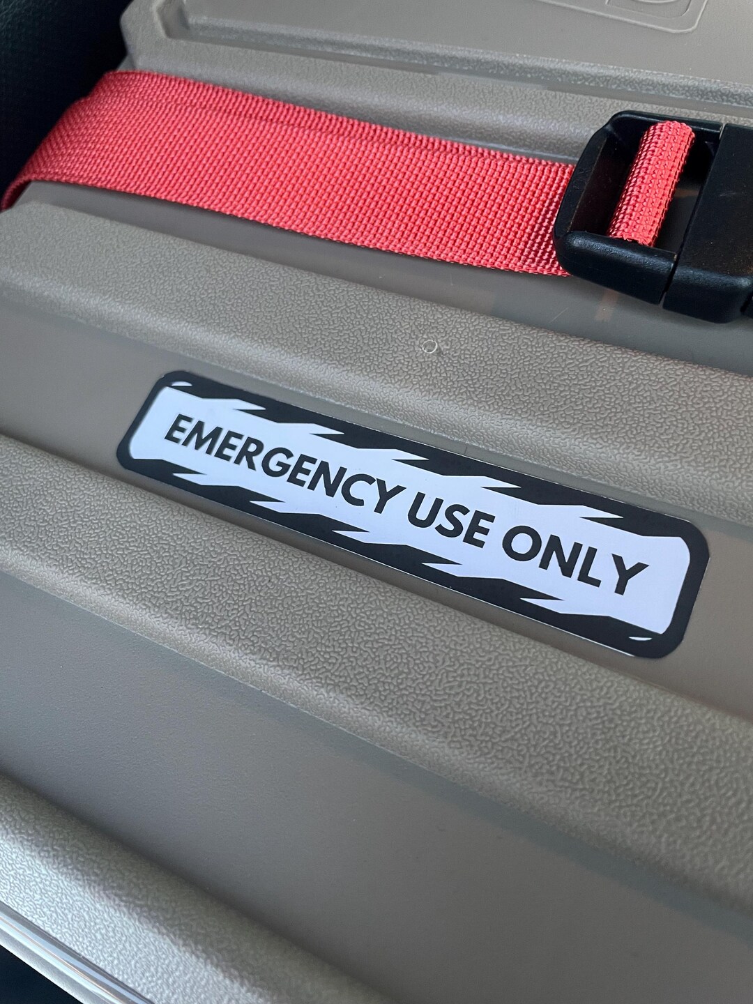 Emergency Use Only Label Sticker 2 Pack - Etsy