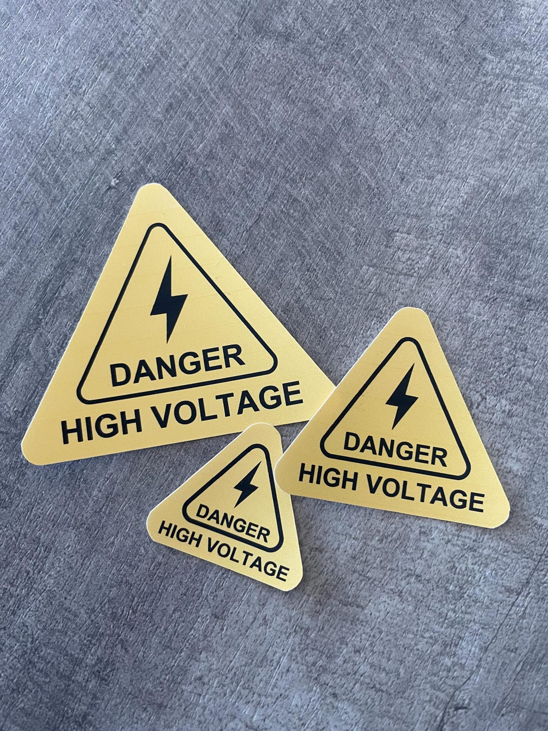 Danger High Voltage Label Sticker - 2 Pack - Etsy