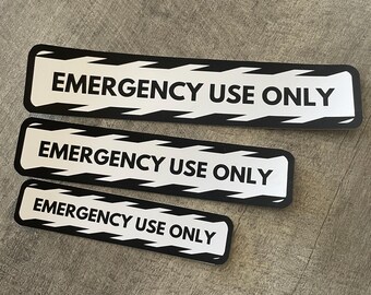 First Aid Stickers - 2 Pack - Waterproof Safety Labels for First Aid ...