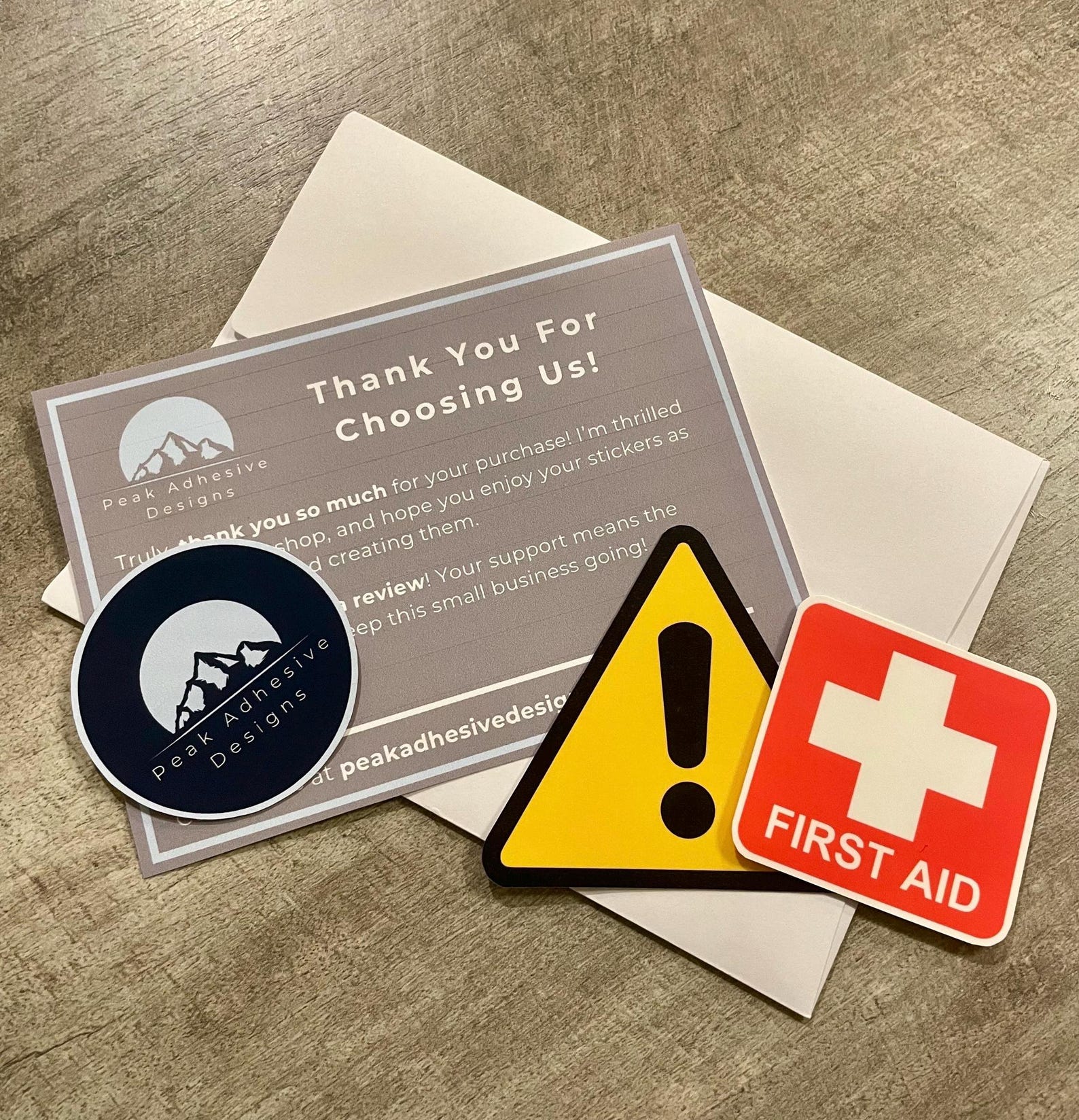 First Aid Stickers - 2 Pack - Waterproof Safety Labels for First Aid ...