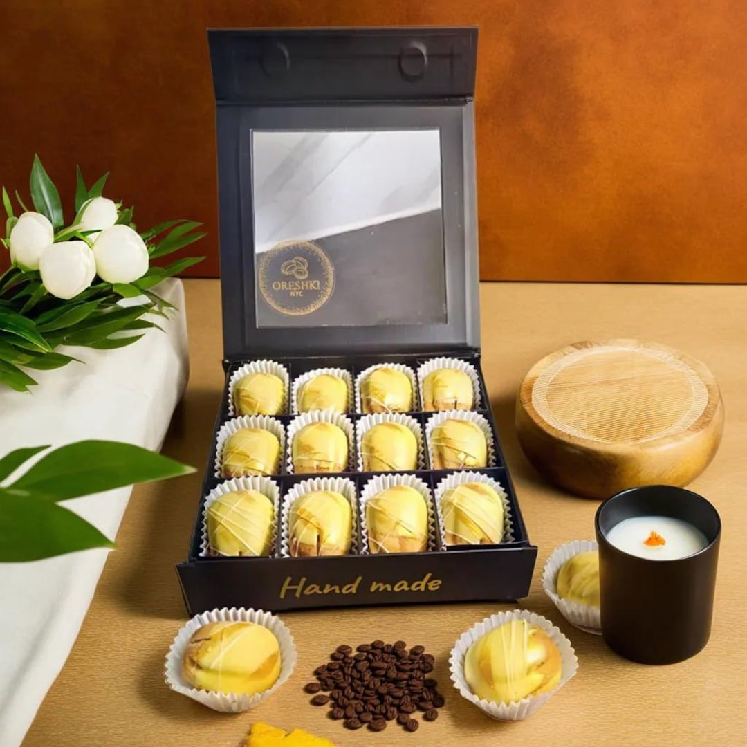 Oreshki Premium Handmade Gourmet Cookies Gift Box – Assorted Flavors ...