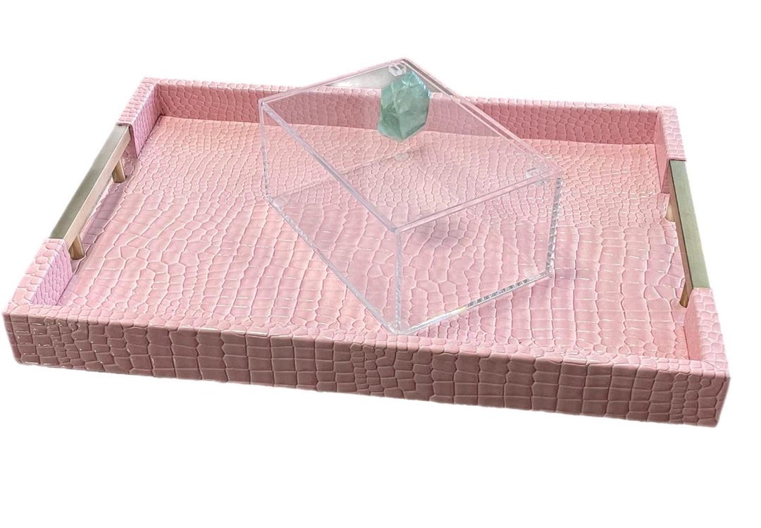 Clear Acrylic Decorative Box With Crystal, Housewarming Gift, Modern ...