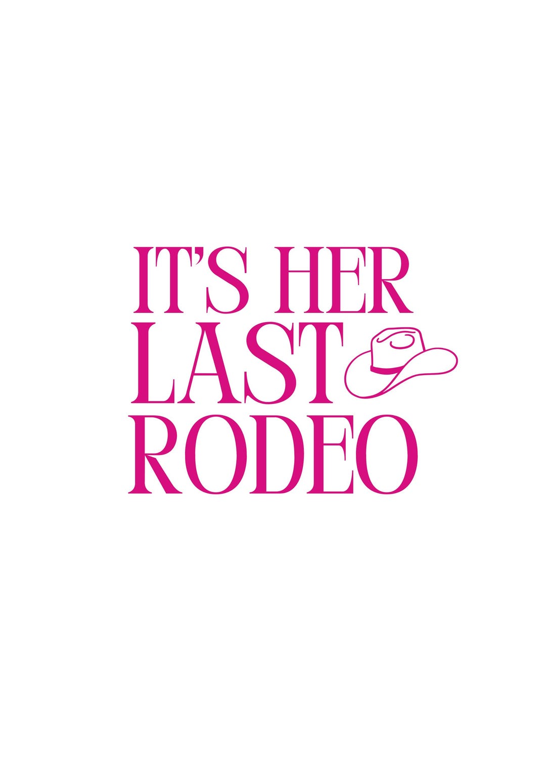 It's Her Last Rodeo SVG and PNG - Etsy