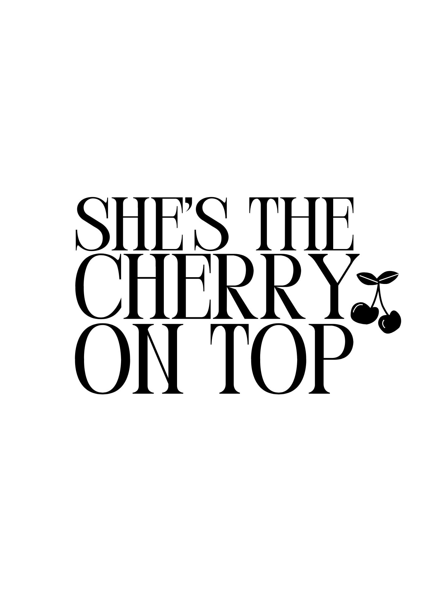 She's the Cherry on Top SVG and PNG - Etsy