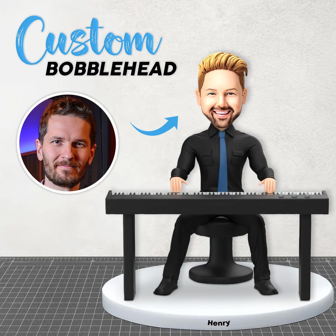 Custom Bobblehead From Photo – Make Yourself Into Musician Figure ...