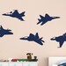 Jet Wall Decals Fighter Jet Decals Pilot Decal Jet Decal | Etsy