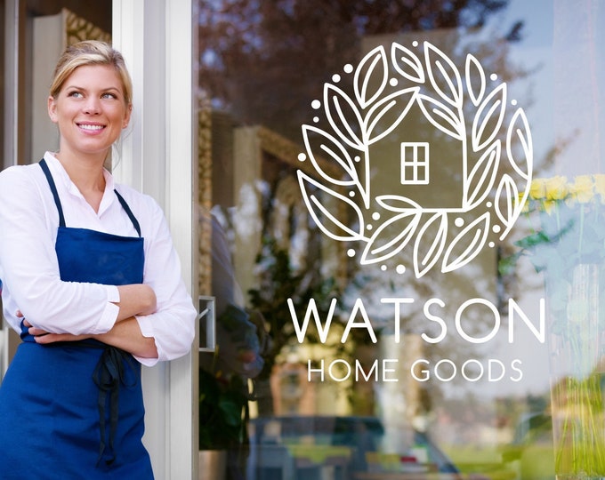 Custom Store Front Decals, Custom Logo Decal, Window Door Lettering ...