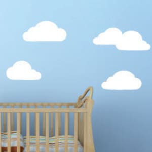 Toy Story Cloud Wall Decal Set, White Clouds Vinyl Wall Decals, Sky Scene Wall Graphics - Etsy