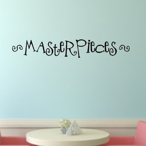 Masterpieces Wall Decal - Etsy