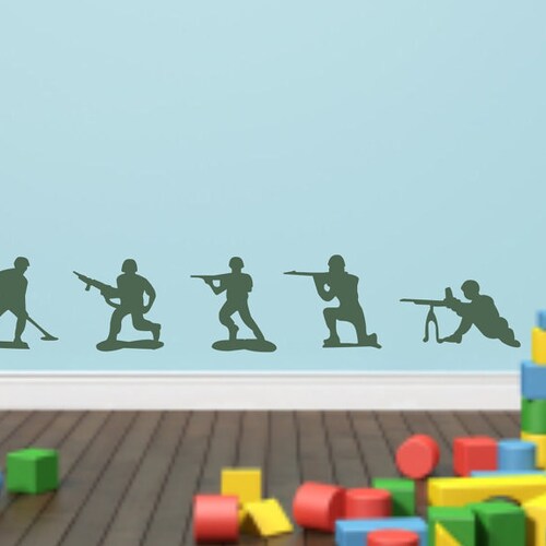 Army Men Wall Decal Toy Story Army Men Vinyl Wall Decal - Etsy