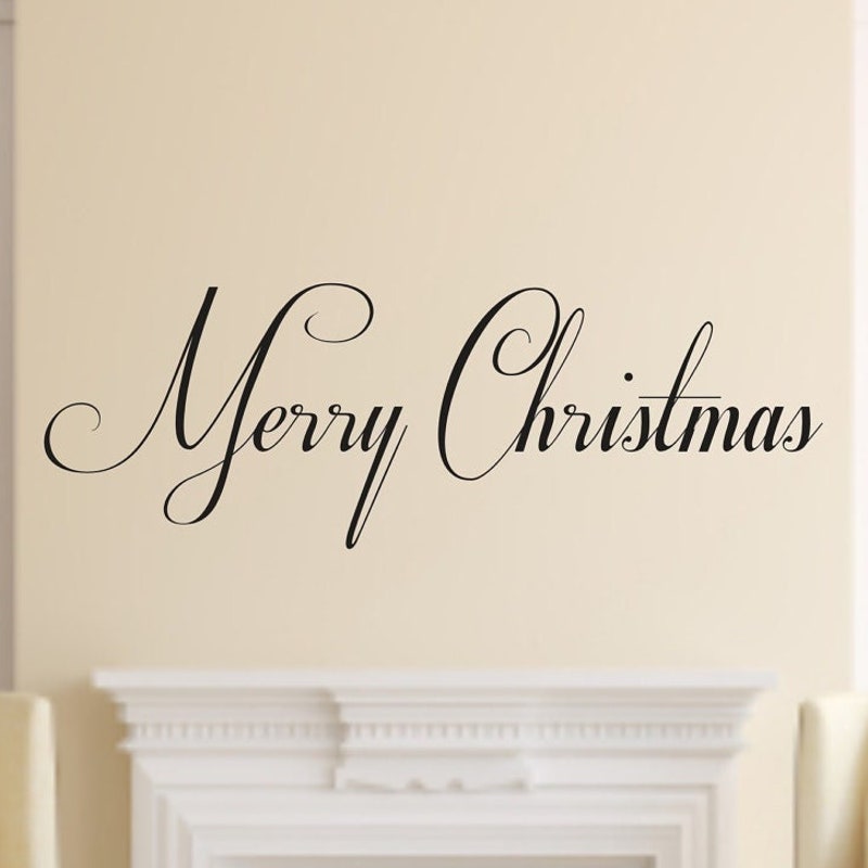 Christmas Wall Decal - Etsy