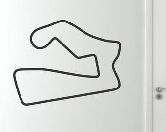 Race Track Decal - Etsy