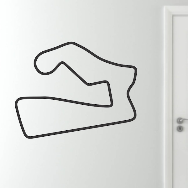 Race Track Decal - Etsy