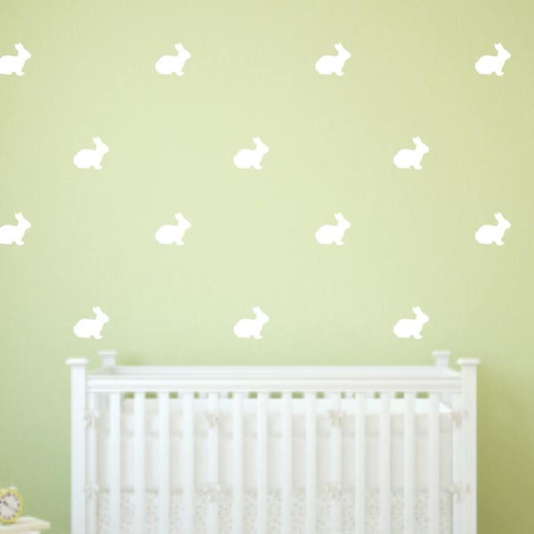 Bunny Wall Decal - Etsy
