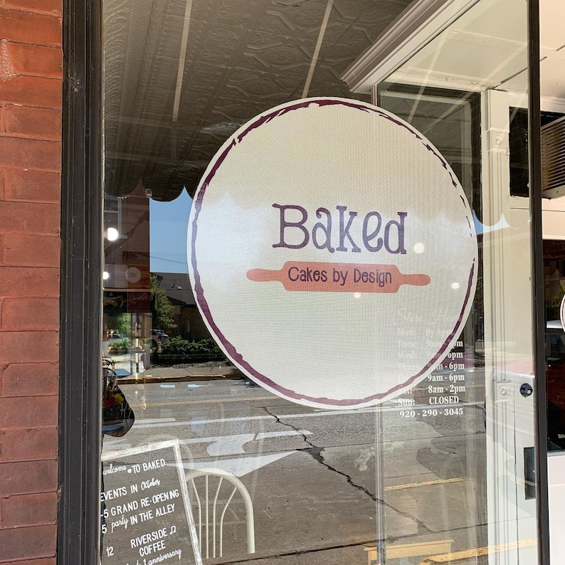 Store Front Window Decals Store Window Graphics Business - Etsy