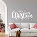 Merry Christmas Vinyl Decals for Walls, Holiday Wall Decor, Christmas ...