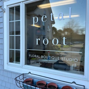 Custom Store Front Decals, Custom Logo Decal, Window Door Lettering ...