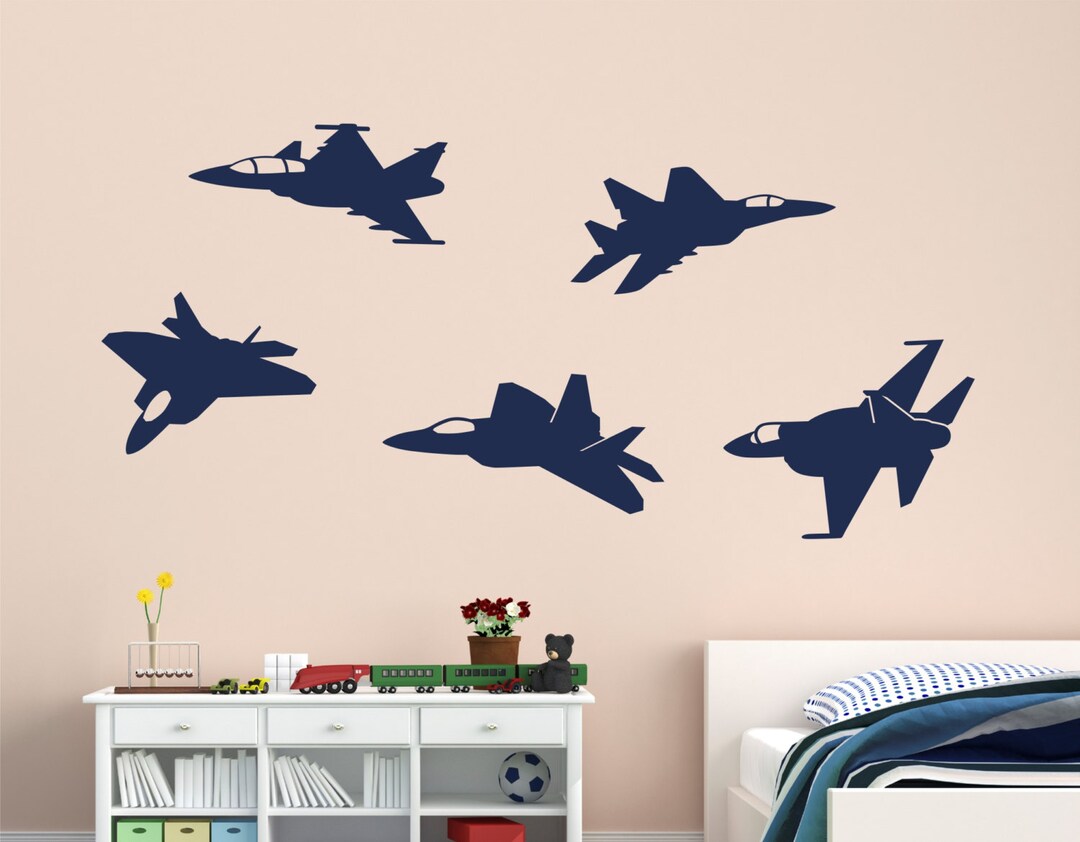 Jet Wall Decals, Fighter Jet Decals, Pilot Decal, Jet Decal, Fighter ...