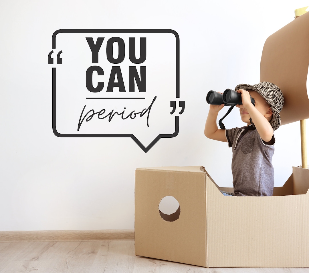You Can Wall Decal, Motivational Wall Quotes, You Can Do It, Believe in ...