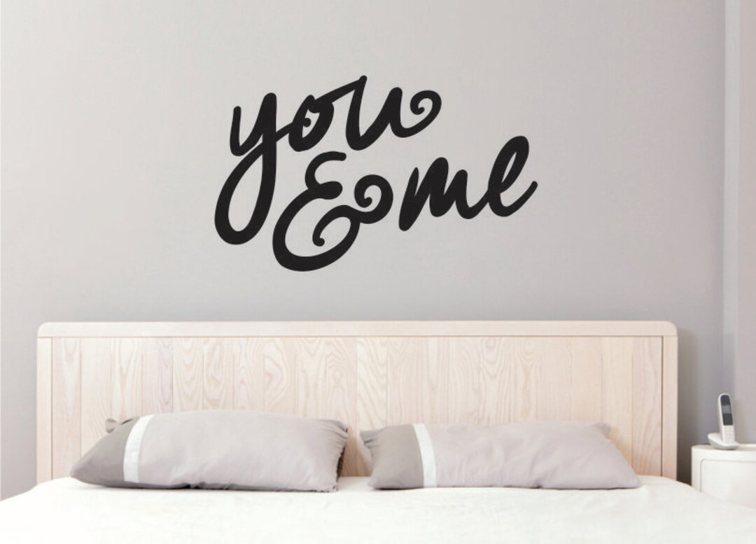 Wall Decals You & Me Wall Decal You Me Wall Decal You and Me Vinyl Wall ...