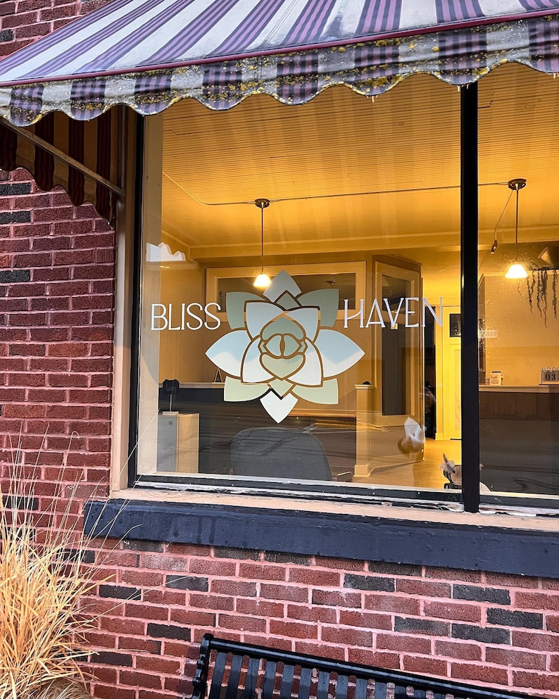 Customizable Boutique Sign Decal / Customizable Window Decal ...