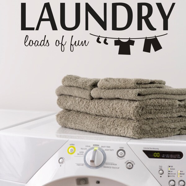 Laundry Loads of Fun - Etsy