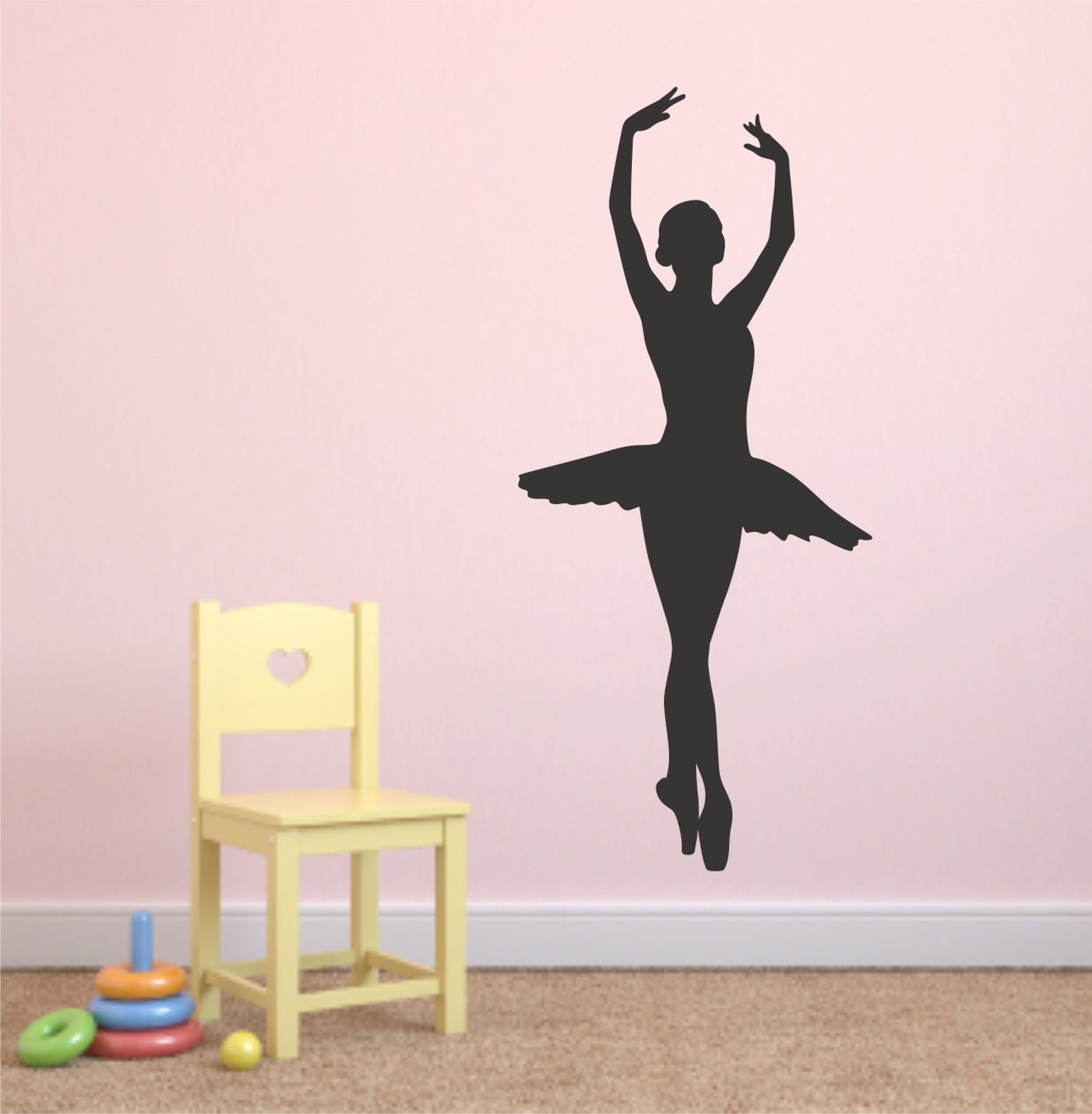 Ballerina Ballet Dancer Wall Decal Kids Room Ballet Decals - Etsy