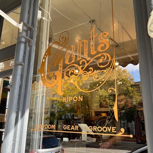 Customizable Boutique Sign Decal / Customizable Window Decal ...