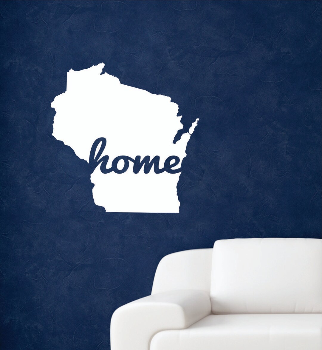 State Wall Decals, Home Wall Decal, Home State Wall Decal, Home Decal ...