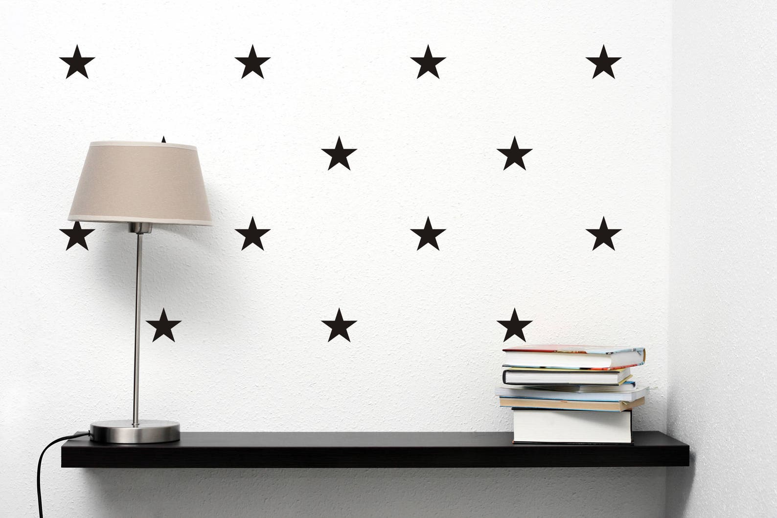Star Shapes Wall Decals - 3", 4", 5", 6" Star Decals for Nursery and ...