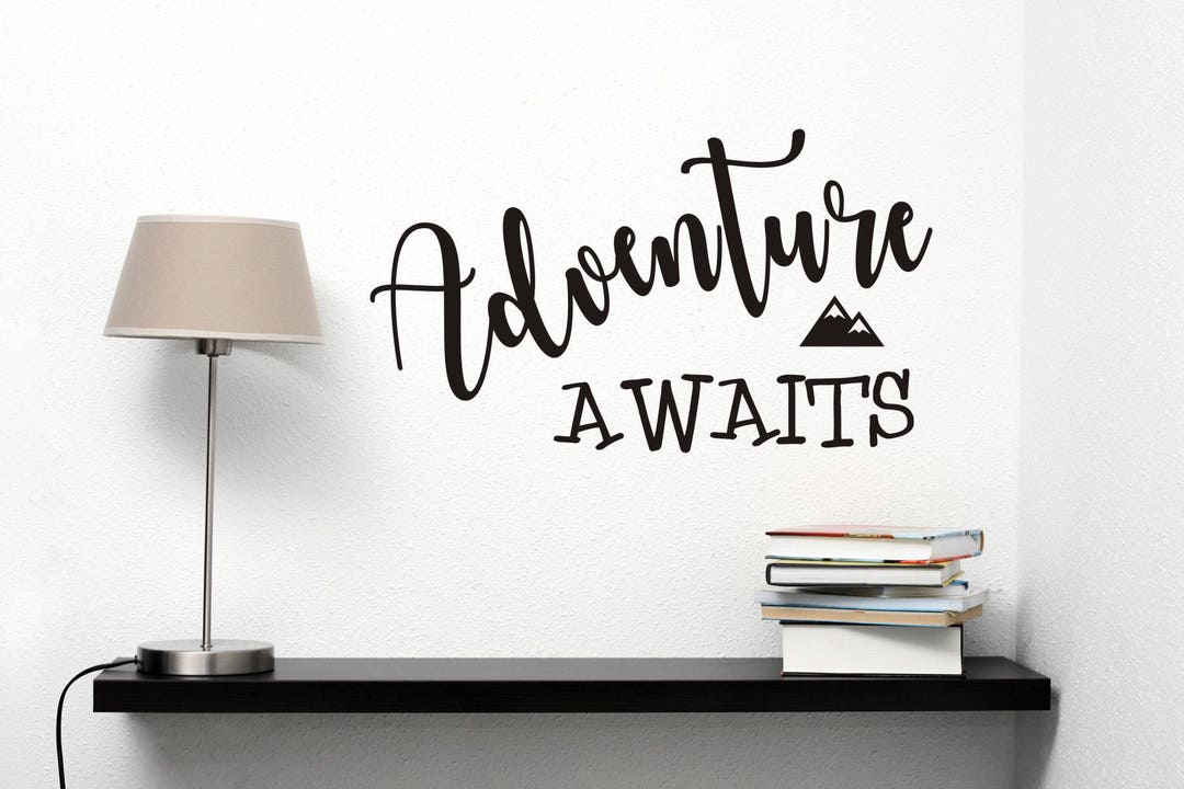 Adventure Awaits Wall Decal, Adventure Decal, Adventure Home Decor ...