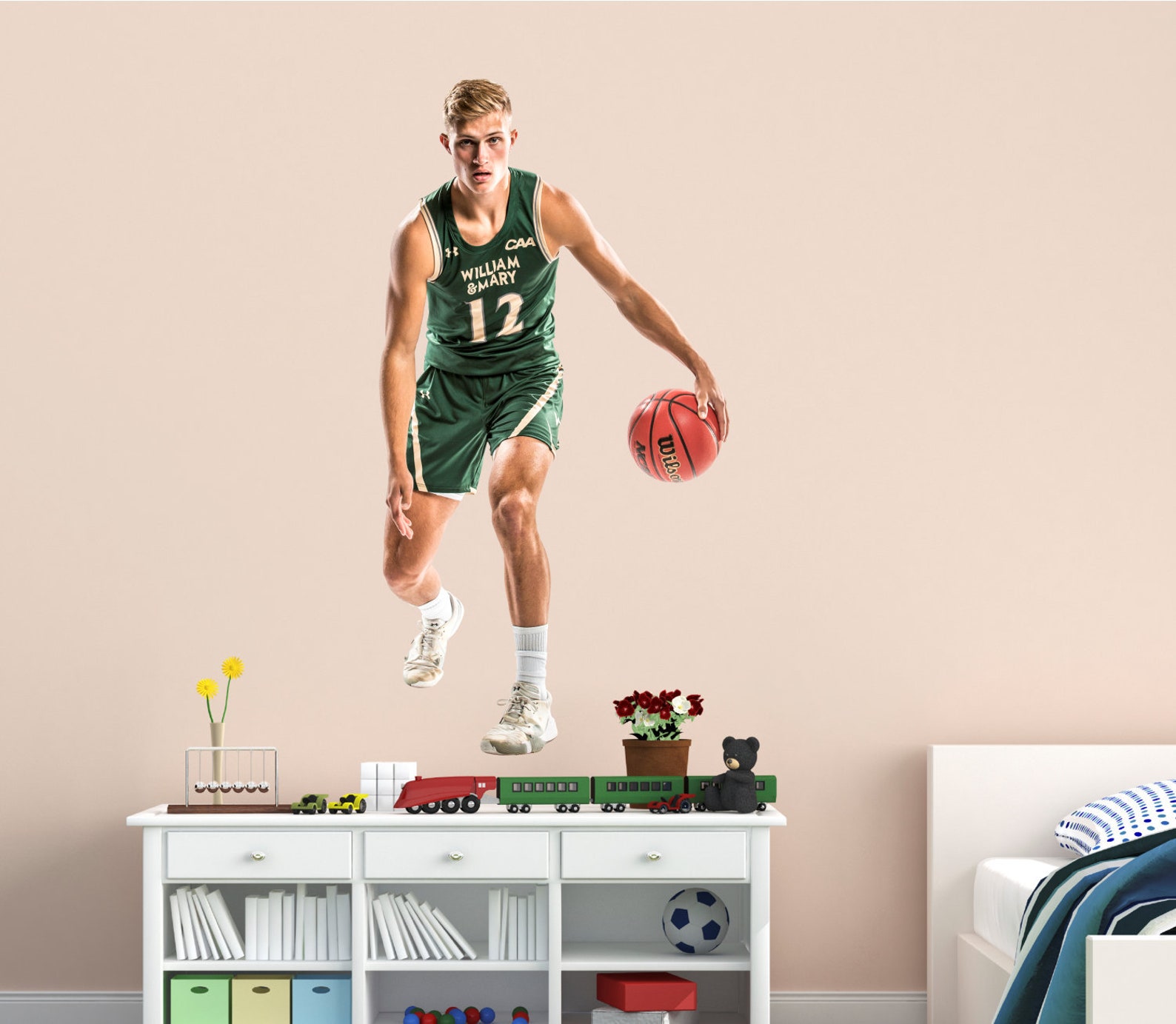 Custom Die Cut Vinyl Print, Reusable Athlete Wall Graphic, Custom Made ...