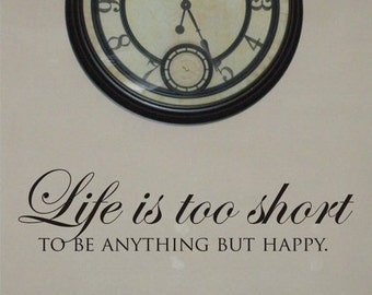 Life is Too Short - Etsy