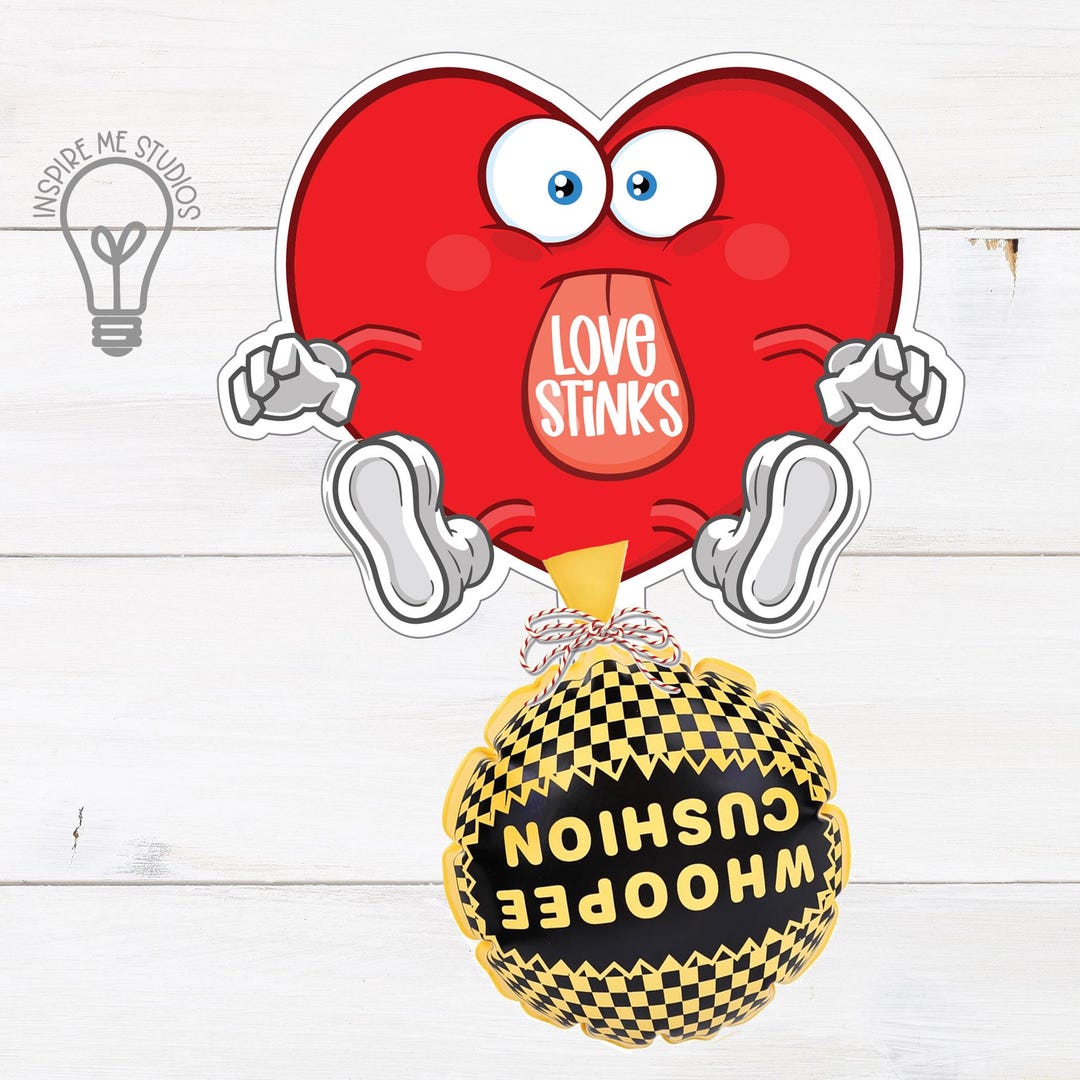 Whoopee Cushion Valentine DYI Card Printable | Kids Party - Classroom ...