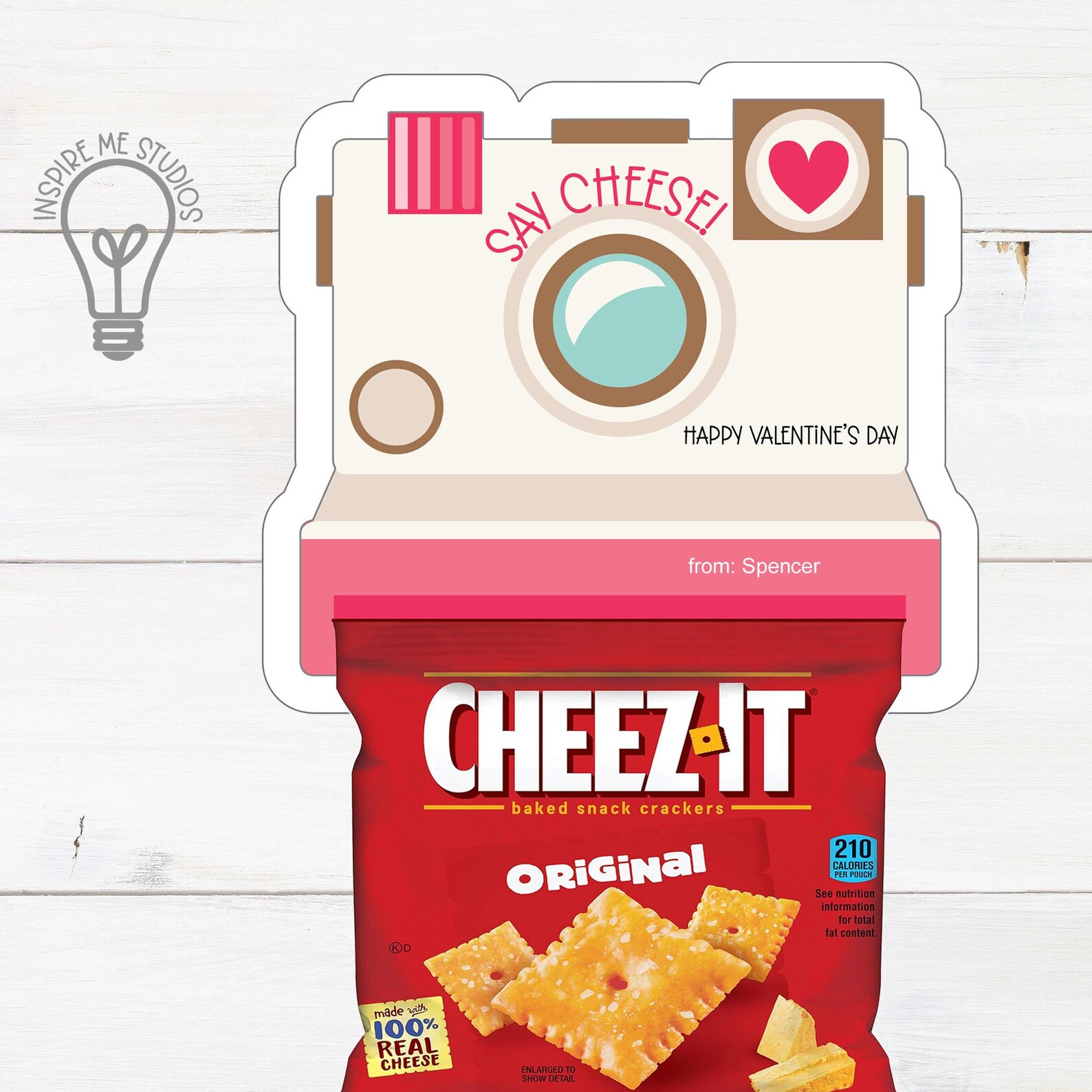 Cheez-it Valentine DYI Card Printable | Kids Party - Classroom Candy ...