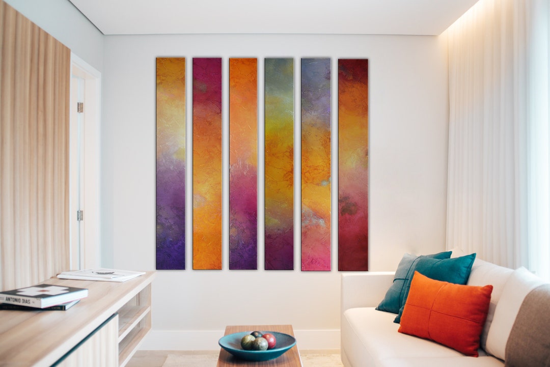 Original Art for Office, Conference Room Painting, Foyer Art, Entry ...