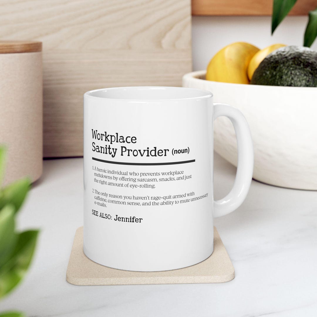 Customized Name Workplace Sanity Provider Sarcastic Coffee Mug for ...