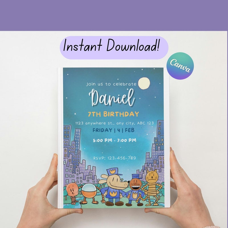 Dogman Invitations - Etsy