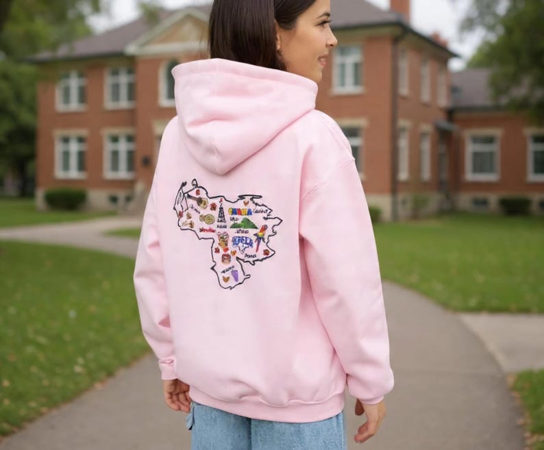 Gift for Venezuelan, Sweater Venezuela With Venezuelan Map for Kids ...