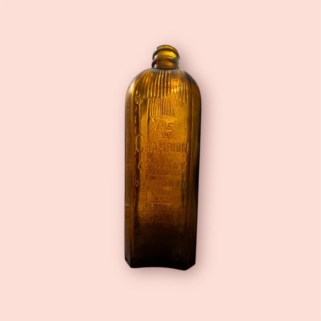 VINTAGE EMBALMING FLUID Amber Bottle - Etsy