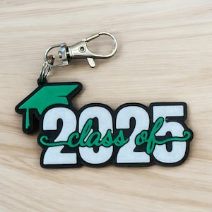 Graduation 2025 Keychain, 3 Inches Long, Various Colors Available ...