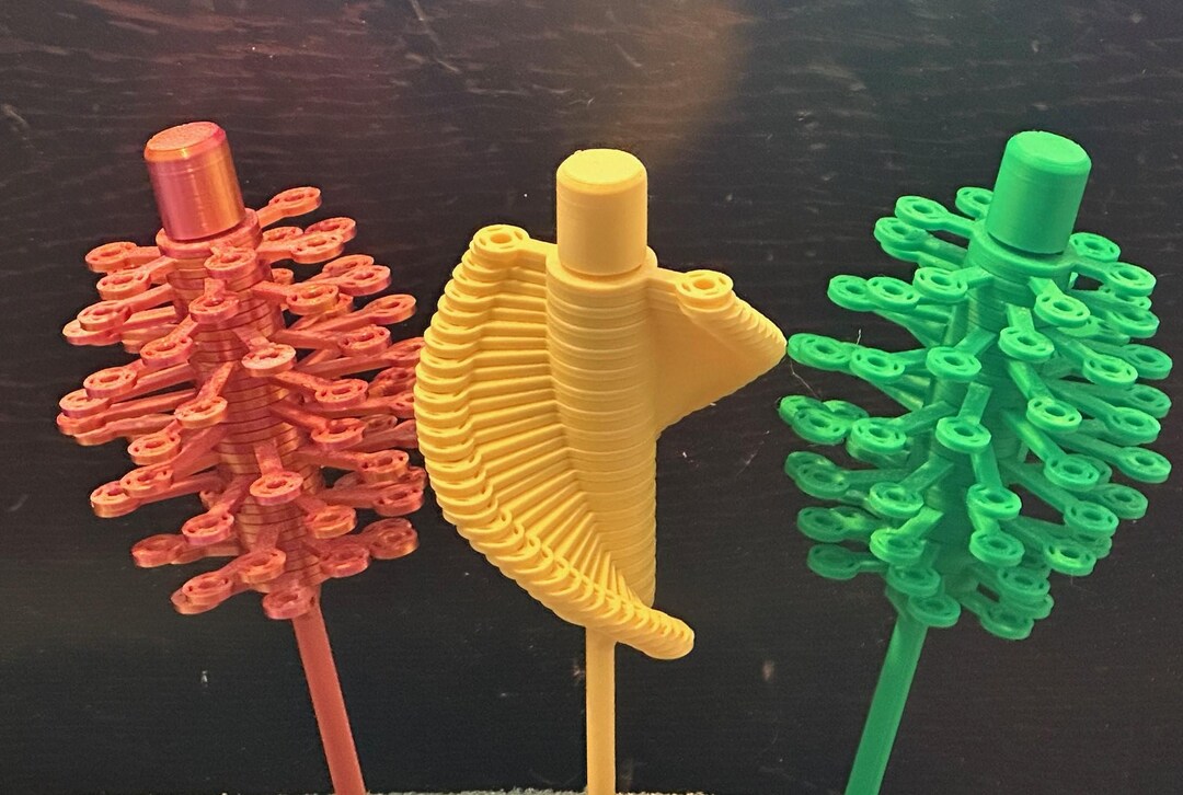 3D Printed, Magic Spiral Fidget Toy, Kids Fidget Toy, Spinning Fidget ...