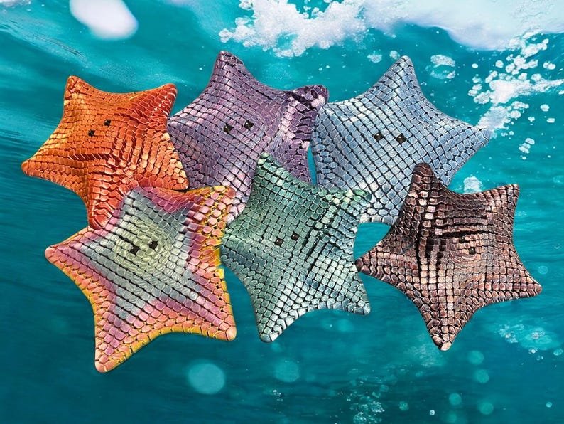 Articulating Sea Star Starfish, Fidget Toy, Desktop or Office Workspace ...