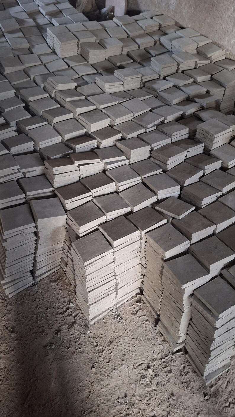 Handmade Glazed Earth Zellige Tiles 4x4 – Moroccan Beige Ceramic Tile ...