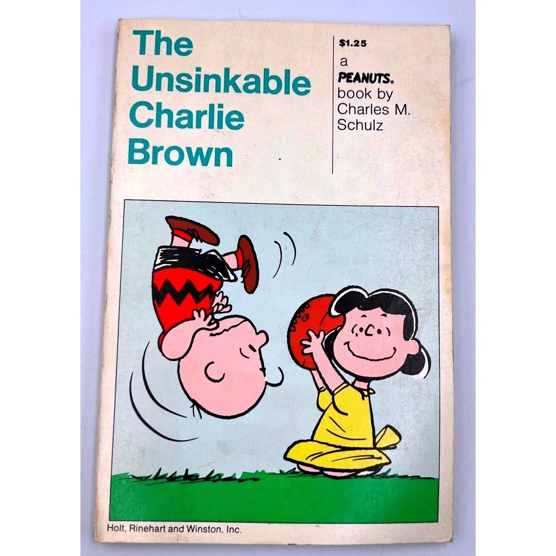 Peanuts "the Unsinkable Charlie Brown" Vintage Book – 1972 Seventh ...