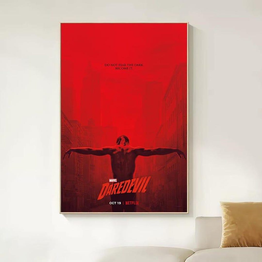 Daredevil Movie Poster,movie Prints for Cinema Rooms,wall Art Decor ...